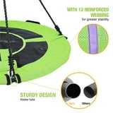 Trekassy 700lb Saucer Tree Swing for Kids Adults 40" Waterproof Frame ...