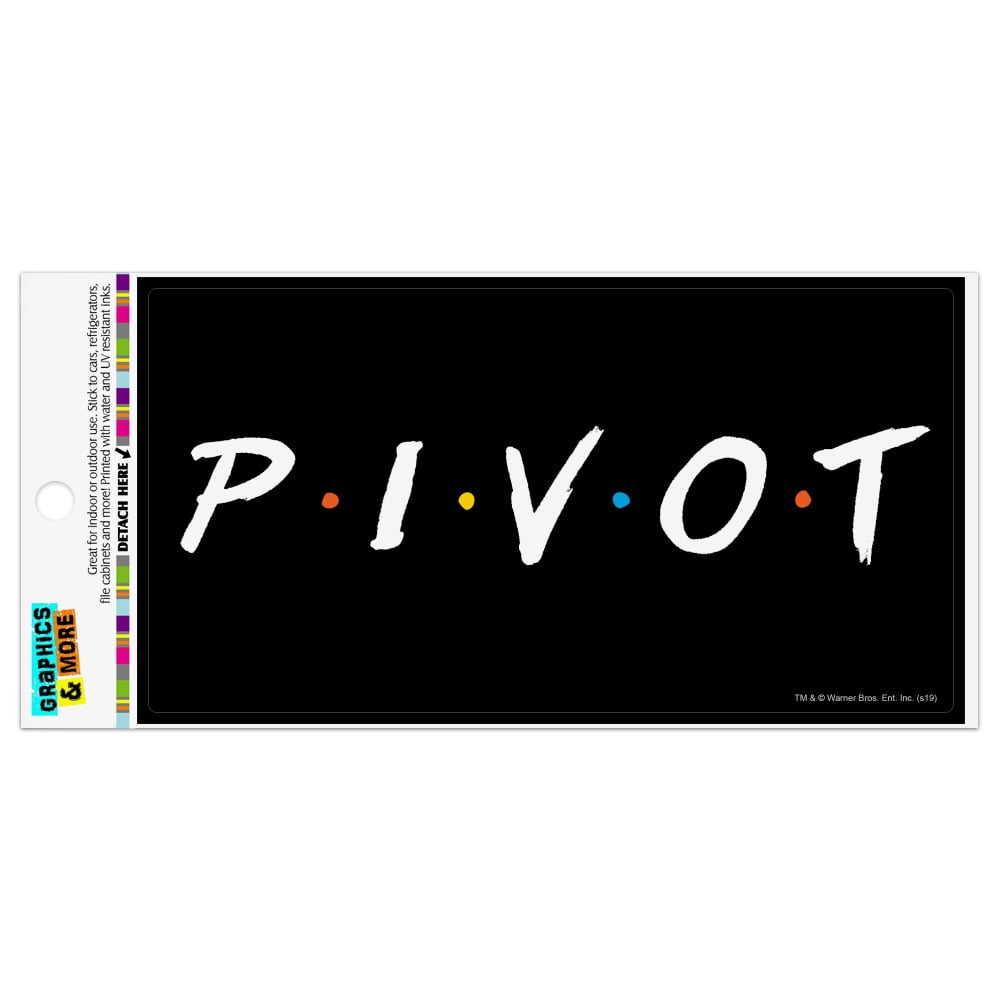 Friends PIVOT Automotive Car Refrigerator Locker Vinyl Magnet - Walmart.com