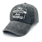 Retirement Gifts for Men Women, Retired Dad Hat, Funny Baseball Cap ...