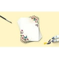 100 Stationery Writing Paper, with Cute Floral Designs Perfect for ...