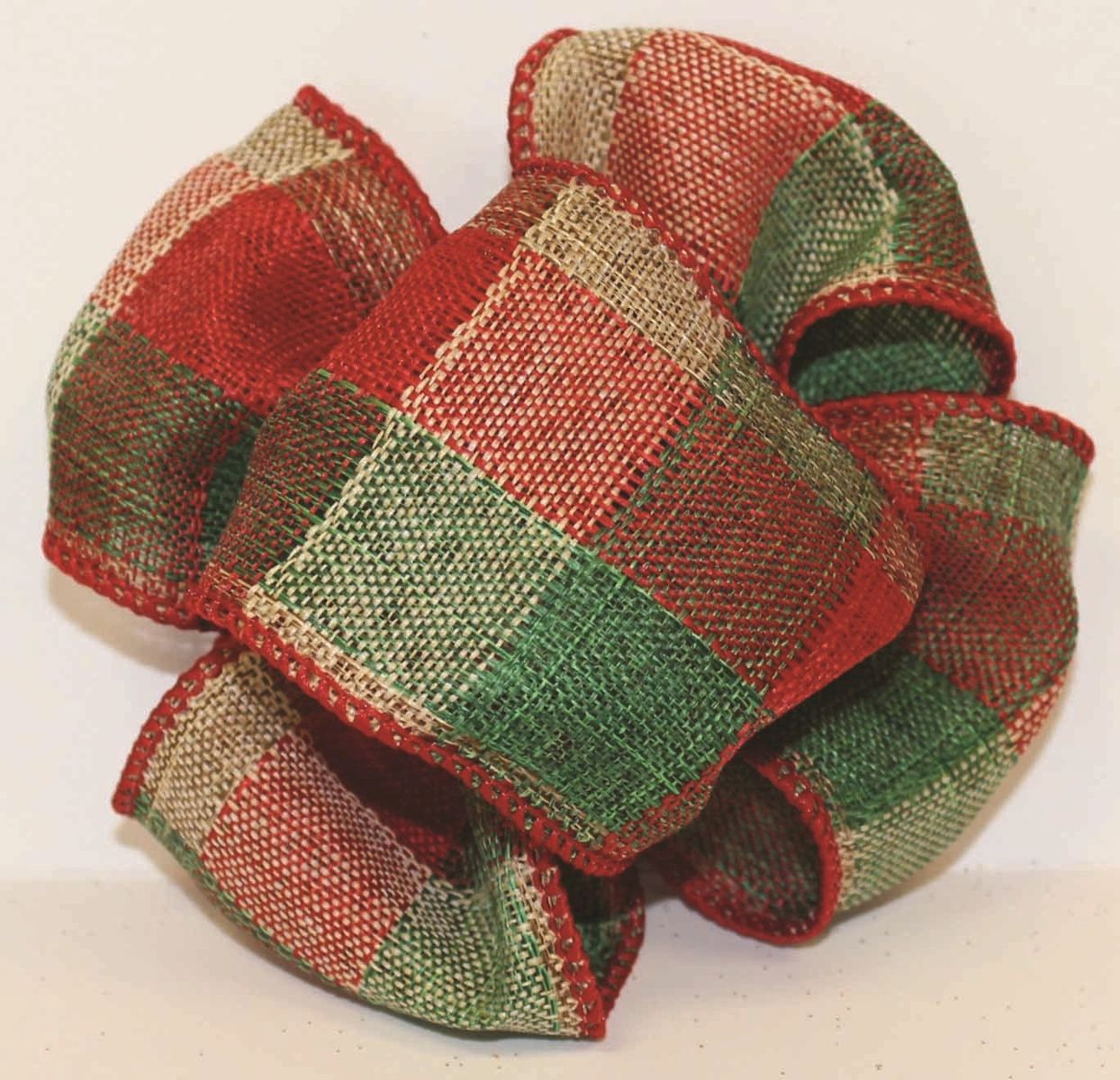 Country Holiday Plaid Wired Ribbon - Walmart.com