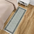 Ottomanson Machine Washable Cotton 2x5 Flatweave Runner Rug for Bedroom ...