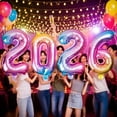 2026 New Year Balloons Giant Numbers for 2026 Events Anniversary Party ...