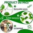 Artificial Hanging Plants for Shelf 4 Pack Faux Potted Greenery Faux ...