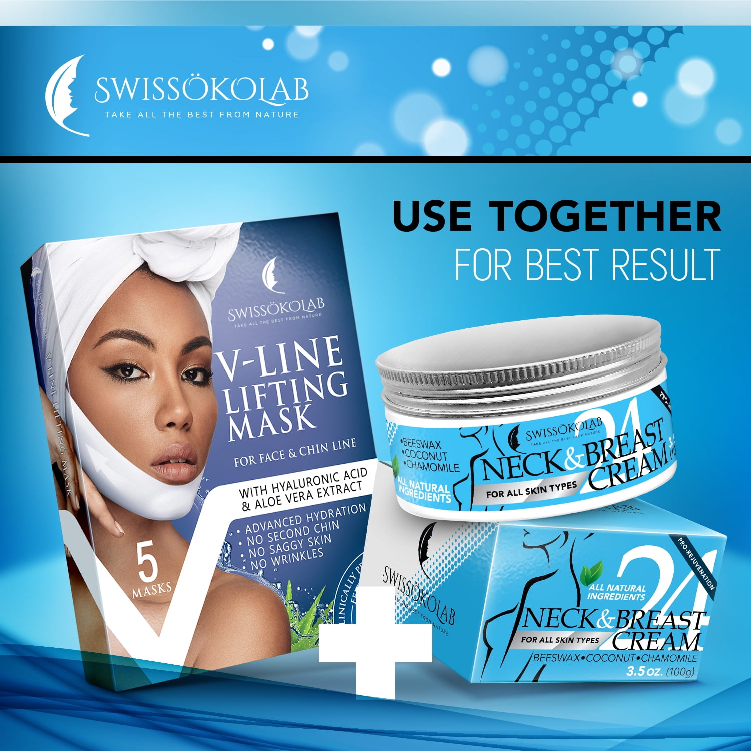 Buy Swissokolab Natural Neck Firming Cream Anti Aging Moisturizer