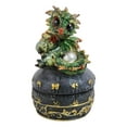 Green Baby Wyrmling Dragon Holding Egg Decorative Kitchen Timer ...