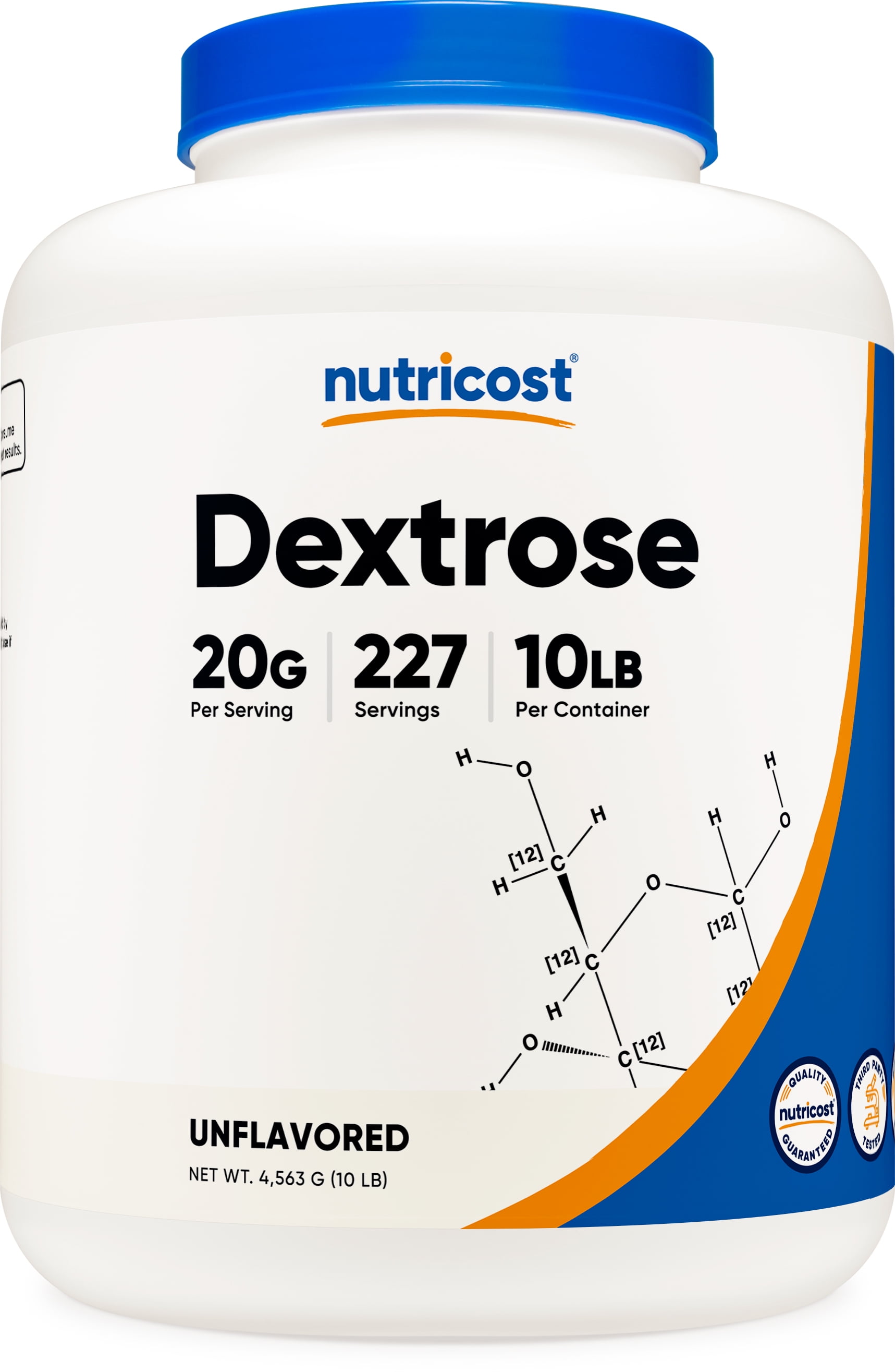 Nutricost Dextrose Pure Powder 10 lbs - Non-GMO Supplement - Walmart.com
