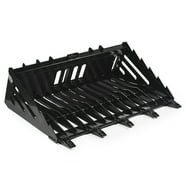 "Titan Attachments 60"" Root Grapple Rake V2 for Landscaping & Universal Skid Steer" - Walmart.com