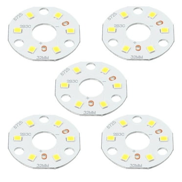 Uxcell 9W 120lm 6000-6500K 58mm 27-30VDC COB LED Light Chip Beads ...