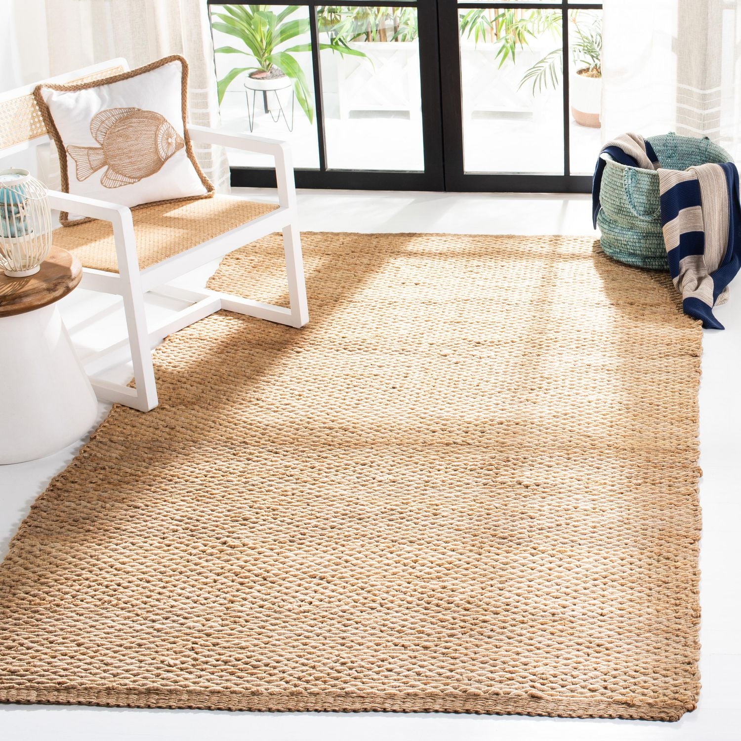Click here for Safavieh Natural Fiber Bryon Braided Area Rug 4 Ft... prices