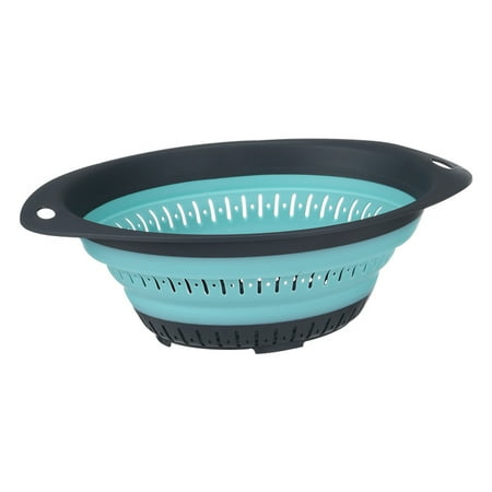 Colander Set - 2 Collapsible Colanders,Silicone Strainers,Safe Kitchen ...