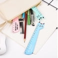 Youthyao 4PCS Kitten InspiredW00denRulers Measuring Tool Geometric ...