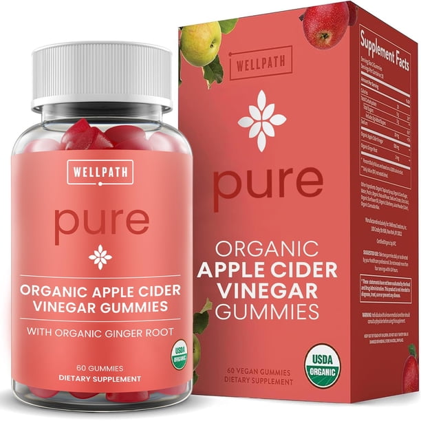 WellPath Pure ACV Apple Cider Vinegar Gummies with The Mother - USDA ...