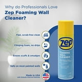Zep Wall Cleaner Foam 18 oz for Stains, Scuffs, and Dirt on Walls and ...