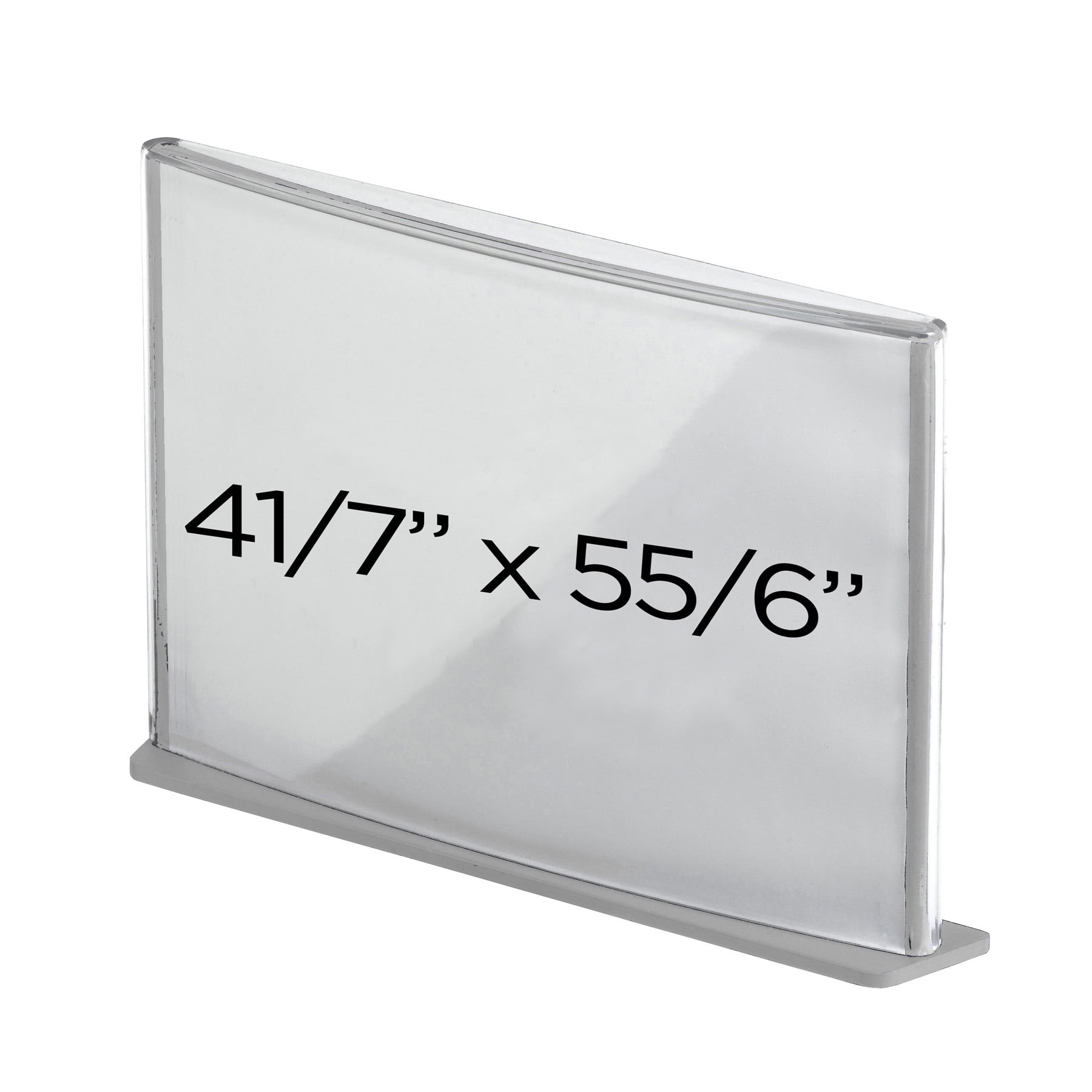 Paperflow Signage, A6 Size, 4-1/7" x 5-5/6", Silver (SA6.35) - Walmart.com