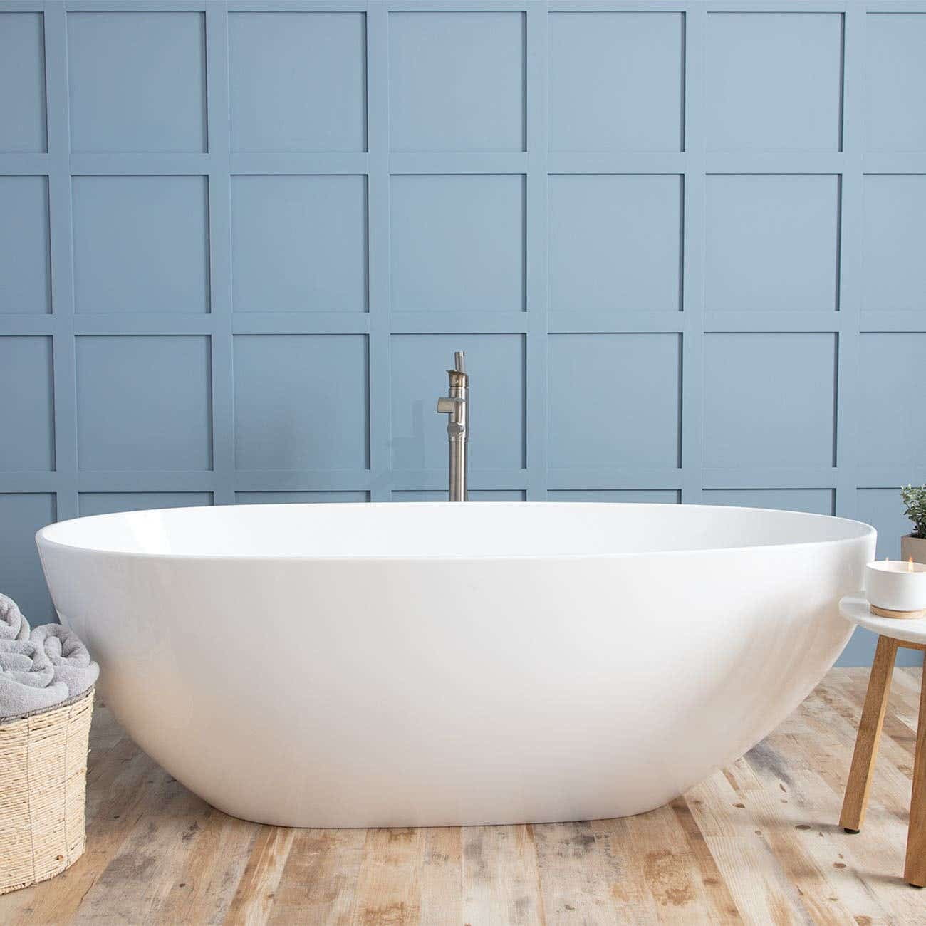 Ainsley 71 Inch Freestanding Double End Tub - Walmart.com