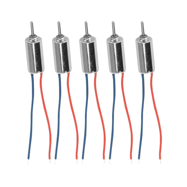 Micro motor, 5 piezas DC 4,5 V 32250 RPM Micro motor sin núcleo Motor ...