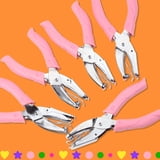 SPEEDWOX Hole Puncher Star Shape 6 Inches with Soft Pink Grip for Craft ...