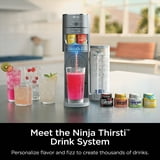 Ninja Thirsti Drink System: Soda Maker, Fizz Control, Variety Flavors ...