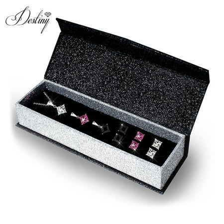 Destiny Jewellery Crystals from Swarovski Jewelry Set with 18k White ...