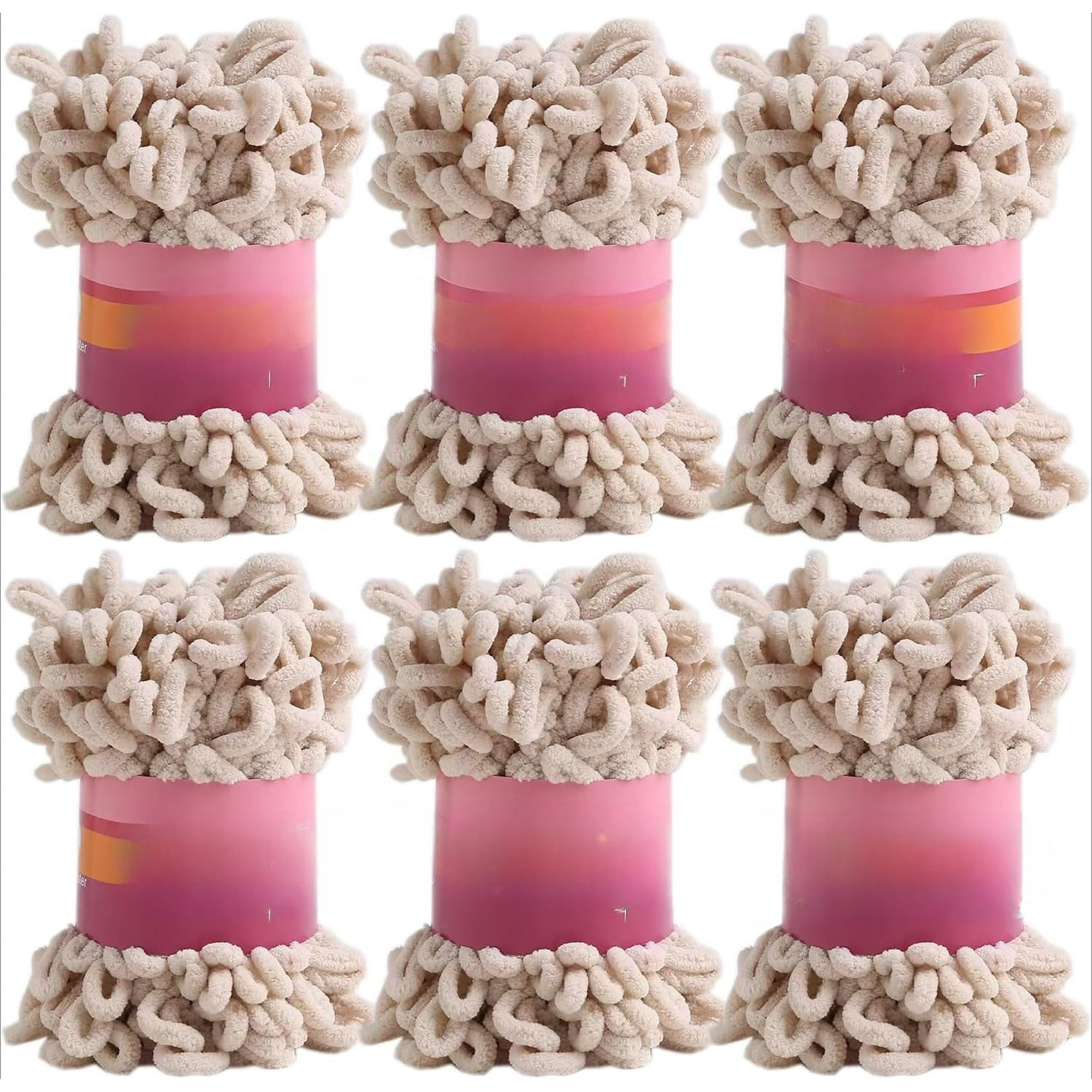 Click here for Minzimin 6 Skeins - Total 600g Fun Finger Loops Ya... prices