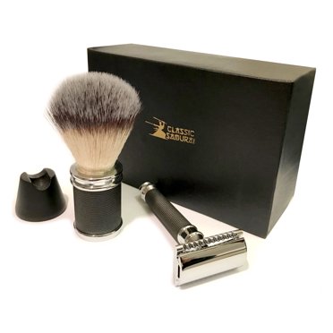 Classic Samurai Men's Shaving Set with CS-102 Stainless Steel ...