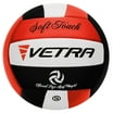 VETRA, Premium Soft Touch Volleyball, Red/Black/White, PVC Cover, 1 ...