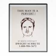 Dunder Mifflin Scranton Branch Org. Chart Dwight K. Schrute Poster The ...