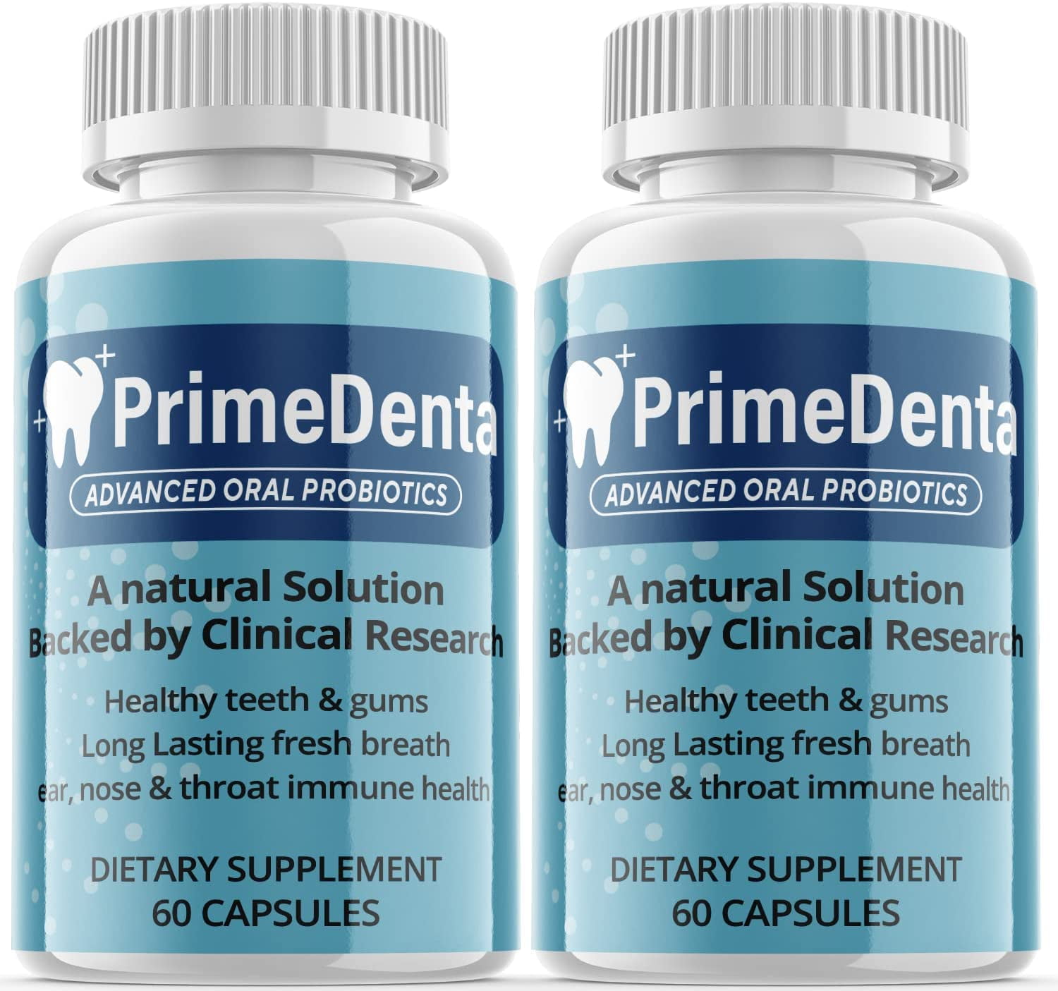 (2 Pack) Prime Denta - Advanced Oral Probiotics Formula for Healthy ...