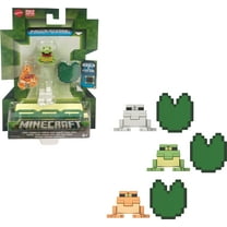 Minecraft Overworld Playset with 1 Action Figure & 10 Papercraft Blocks ...