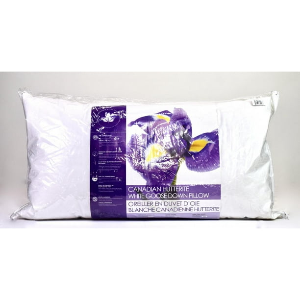 Canadian Down & Feather Medium Support Canadian Hutterite Goose Down ...