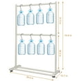 Clothes Rack, 2 Tier Heavy Duty Garment Rack with Storage Shelf, 40"L x ...