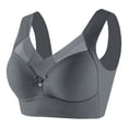 Lace Wireless Bras for Women Wide Strap Push Up Support Lift Everyday ...