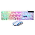Uhuya Keyboard And Mouse Combo Wired Keyboard And Mouse Combo Cute Keyboard Retro Round Keycap