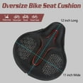 GRM Grande Housse de Siège de Vélo, Coussin de Selle de Vélo d'Exercice ...