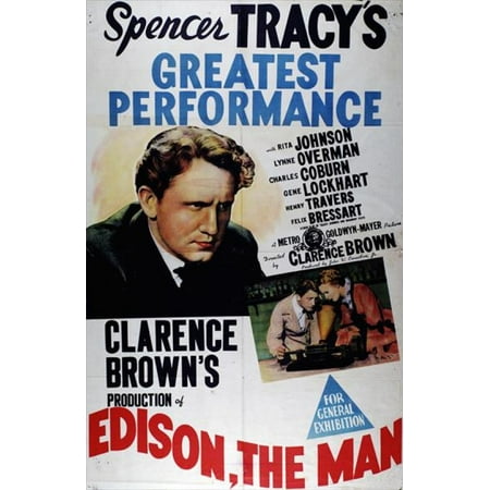 Edison, the Man Movie Poster (11 x 17) | Walmart Canada