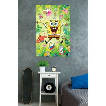 Nickelodeon Spongebob - Character Wall Poster, 22.375" x 34", Framed ...