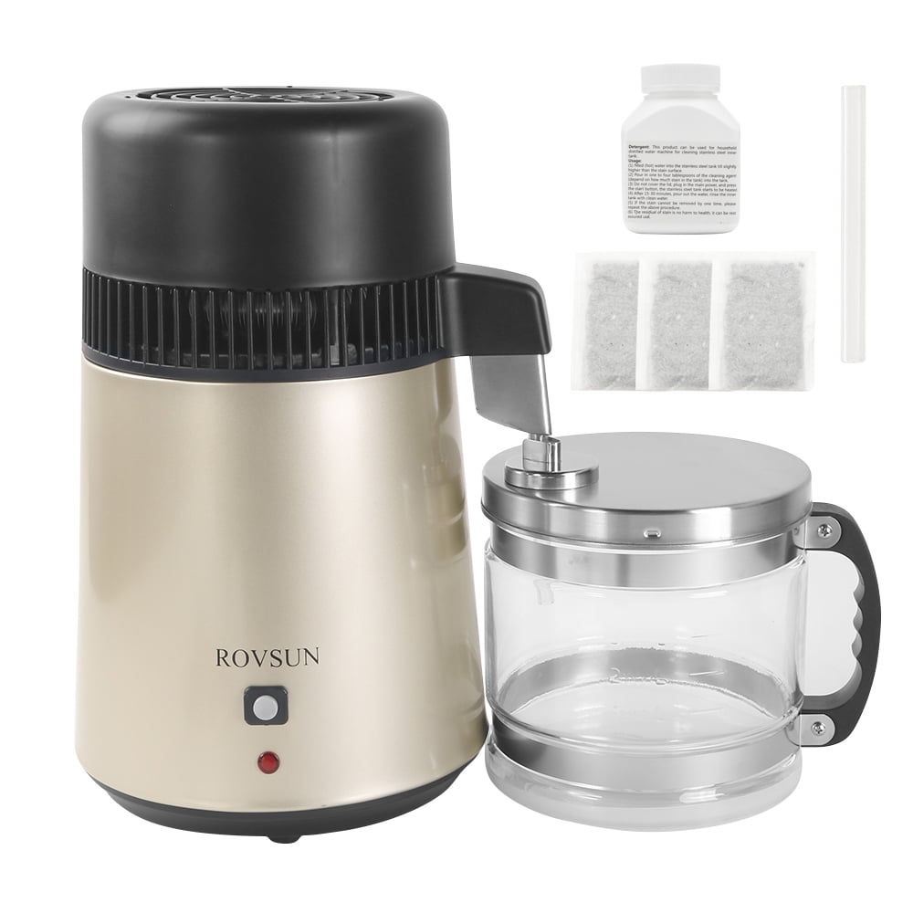 ROVSUN 4L Countertop Water Distiller Machine Stainless Steel for Home ...