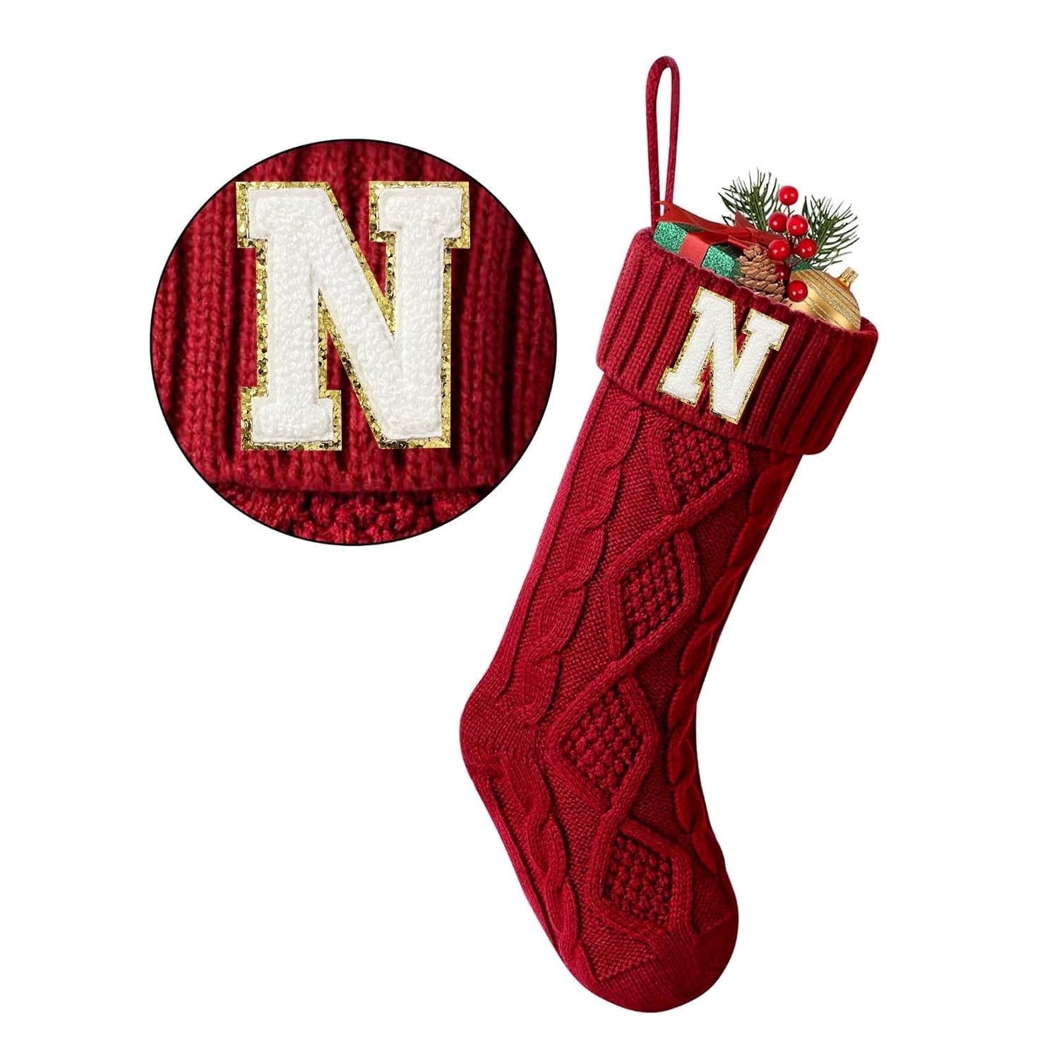 Click here for Generic Christmas Stockings With Initials Letter 1... prices