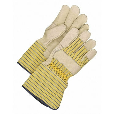 Custom Leathercraft Safety Cuff Men's Work Gloves - Walmart.com