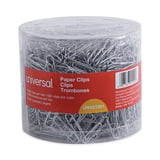 Plastic-Coated Paper Clips with One-Compartment Storage Tub, (750) #1 ...
