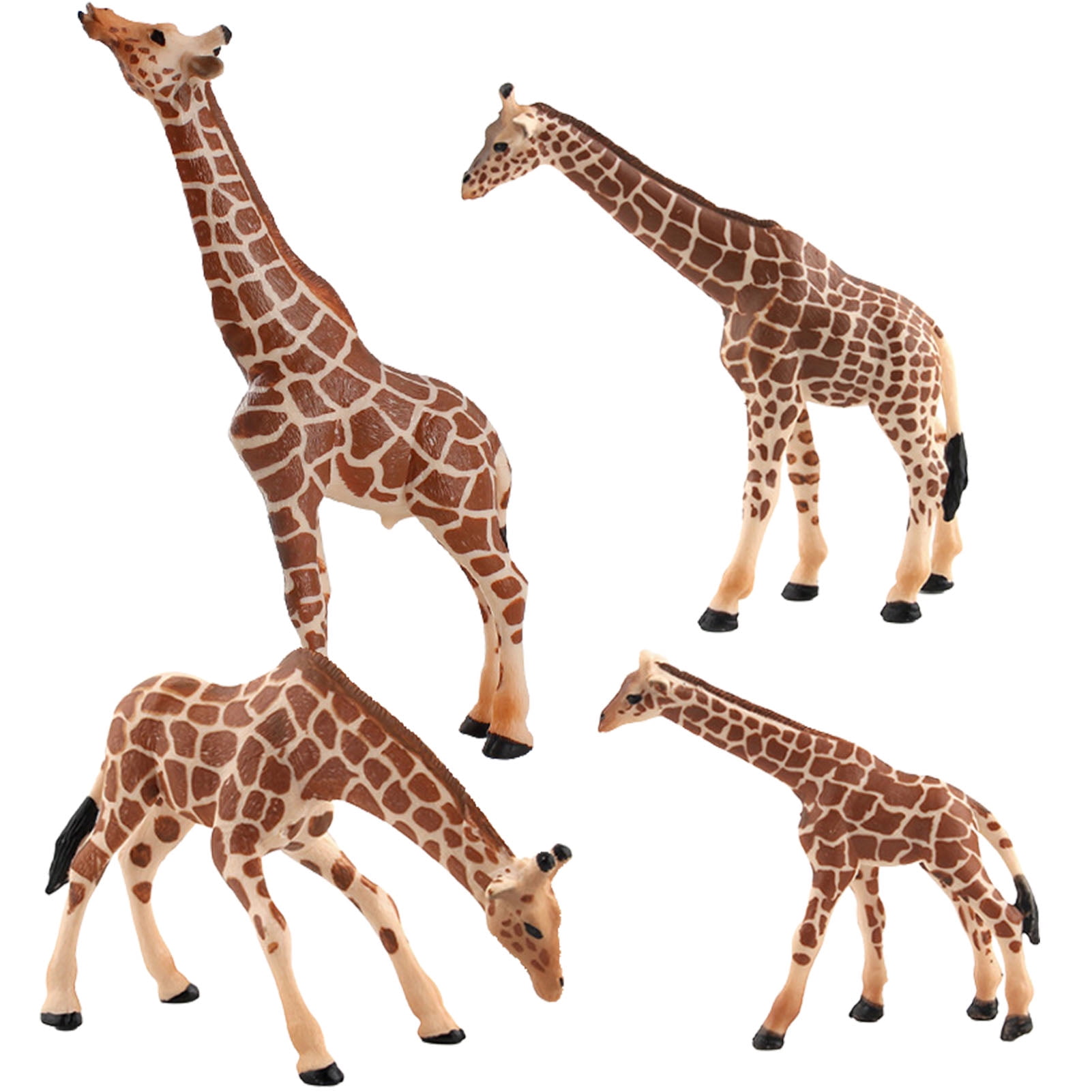 Buy MEGAWHEELS Realistic Giraffe Model-Giraffe Family of 4 Mini ...