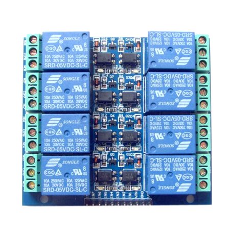 5V 10A 8 Channel Relay Module 8-Channel Relay Control Board with ...