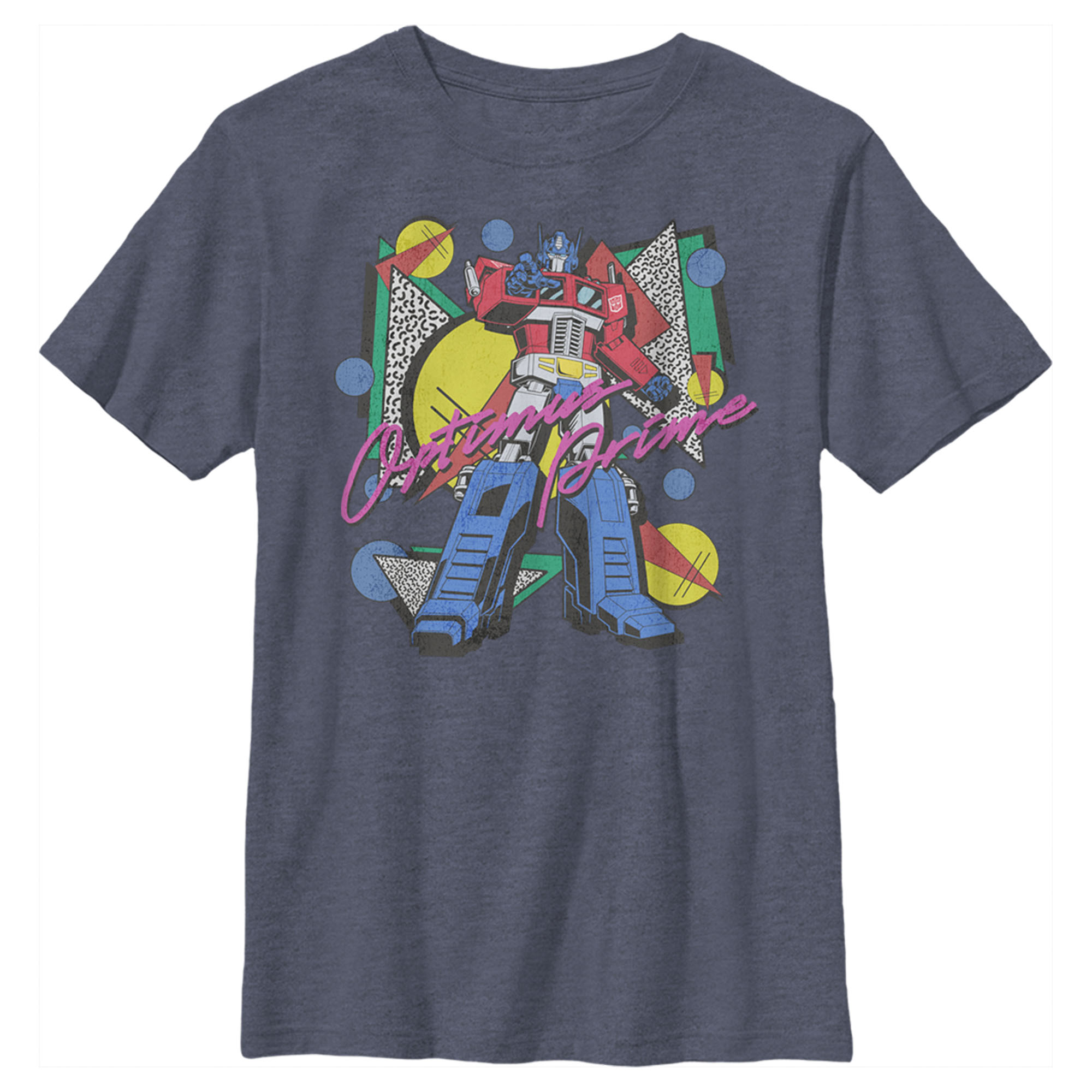 Boy's Transformers Optimus Prime 80s Retro Graphic Tee Navy Blue ...