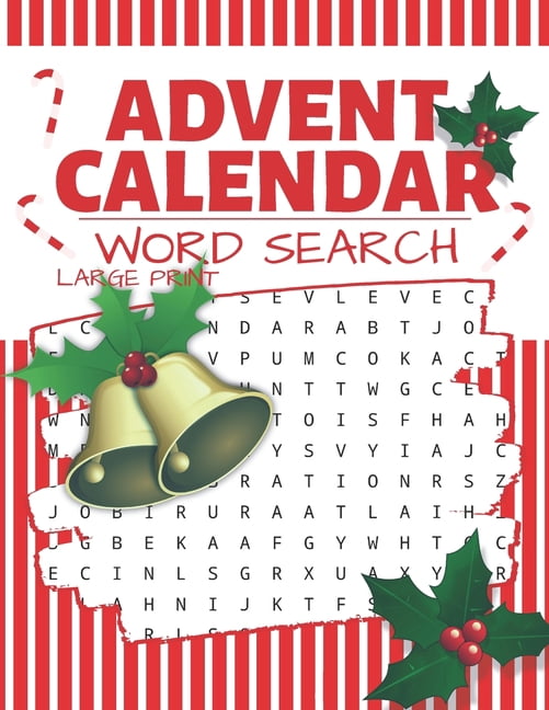 Christmas Activity Book: Advent Calendar Word Search : Puzzle Book ...
