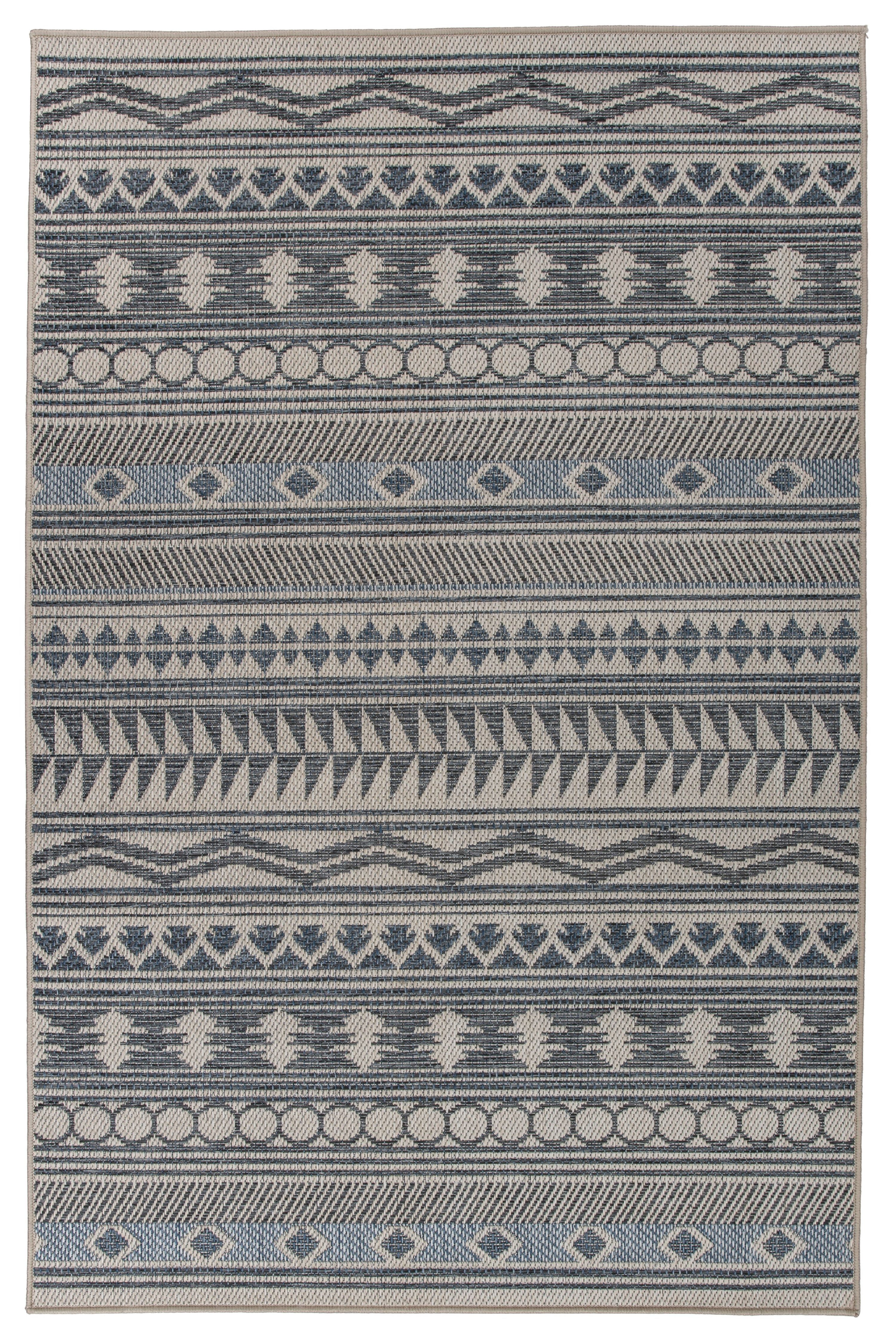 Modern Bohemian Global Cream 5' x 7' Indoor/Outdoor Area Rug - Walmart.com