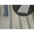 Wooster Traction Grip Stair Nosing, Gray, 60in W, Cast Aluminum, Anti ...