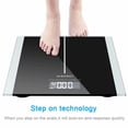 Digital Body Weight Bathroom Scale Weighing Scale with Step-On ...