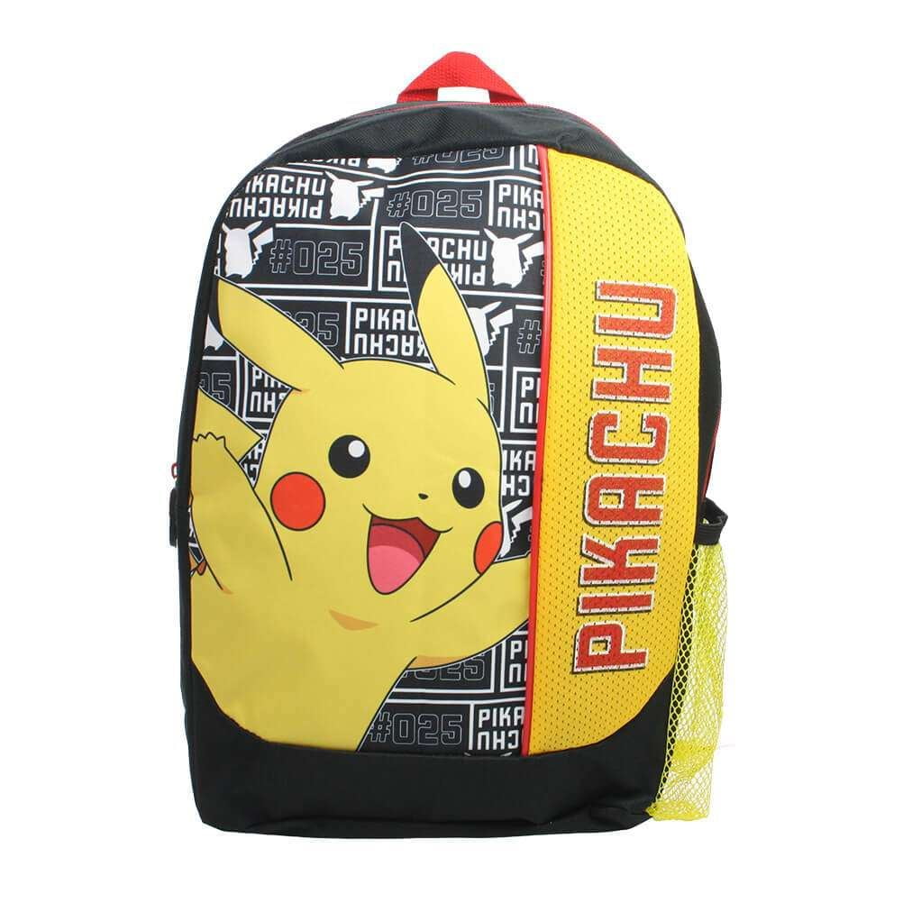Pokemon Pikachu #025 Sport School Backpack Bag for Gamers and Nintendo ...