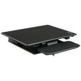 Lorell Adjustable Height Standing Computer Desk Riser, Electric, Black ...